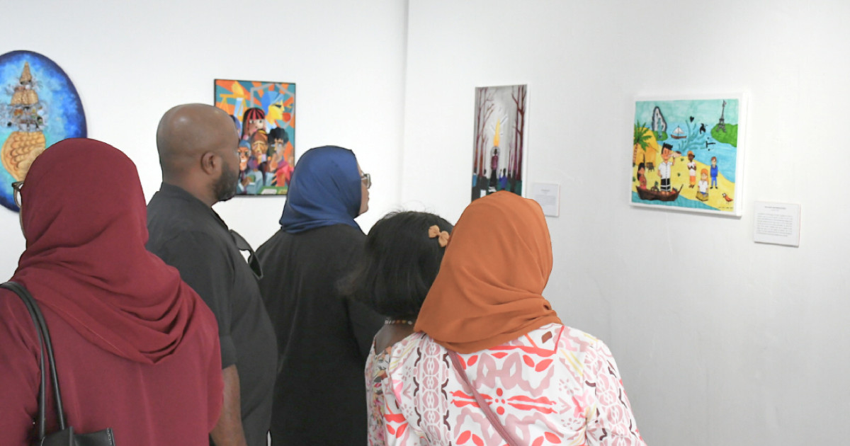 HRCM - World Whistleblowers Day Marked with Art Exhibition in Malé